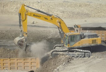 SANY diggers take part in mines exploitation around the world