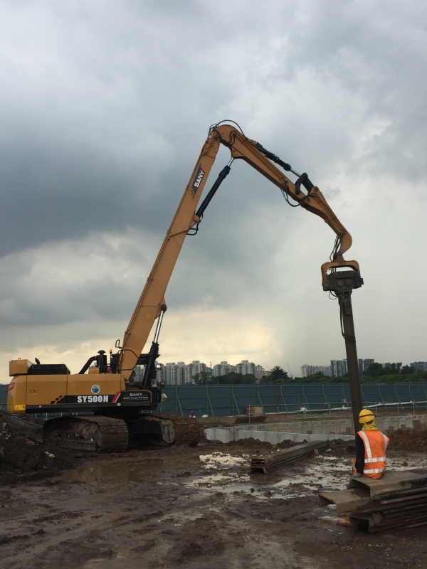 SANY SY500H 50 Ton Mining Excavators Construction Projects