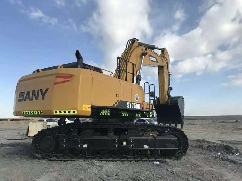 SANY SY750H 76 Ton Mining Excavators Construction Projects