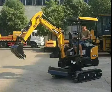 SANY mini excavators’ test drive wins high appraisals from veterans