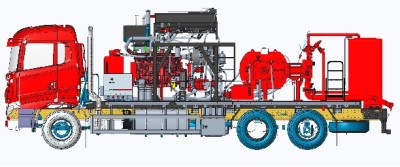 2500 Multifunctional Oilfield Special Vehicel(CAT) | Mechanical ...