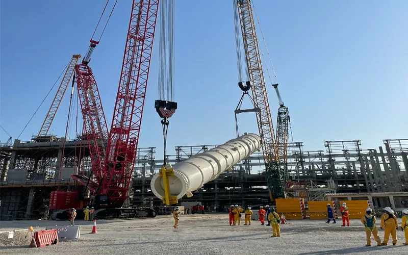SANY Cranes Participate in the World's Largest LNG Project