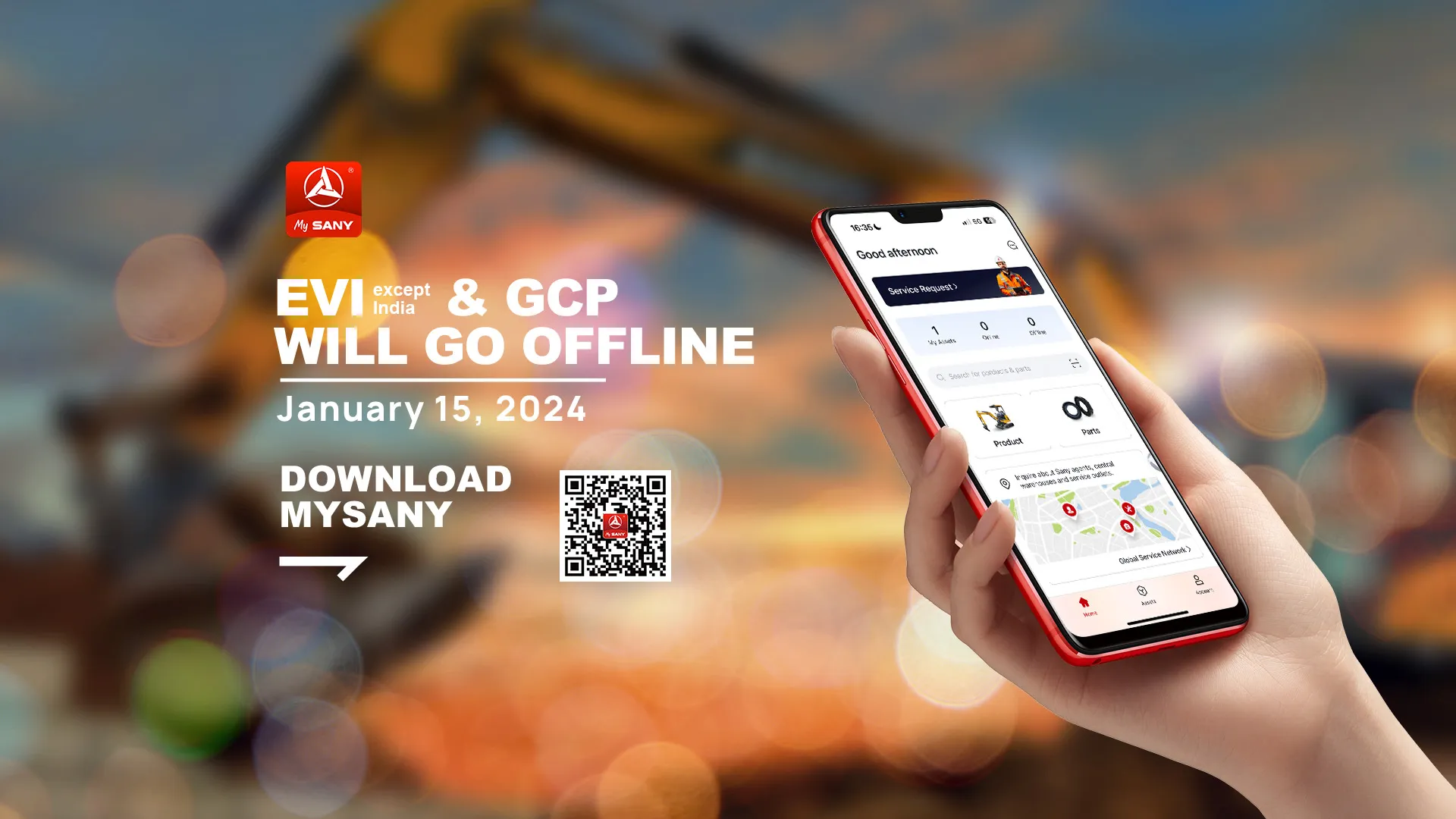 Offline Notification of GCP and EVI