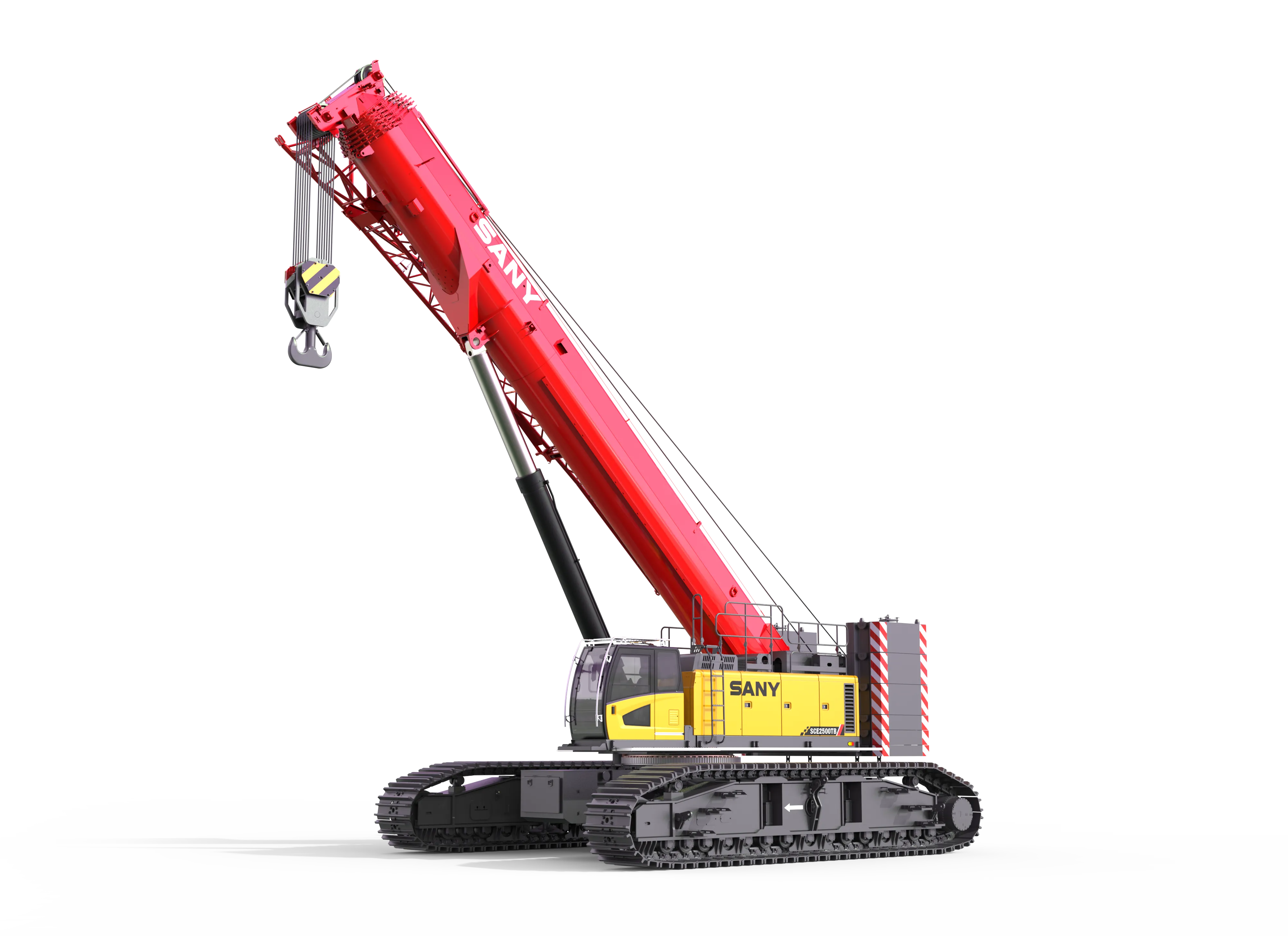 SCE2500TB | 250t Telescopic Boom Crawler Crane - กลุ่ม SANY